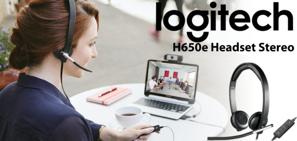 Logitech H650e Headset Stereo Oman - Plug-and-play USB - DSP